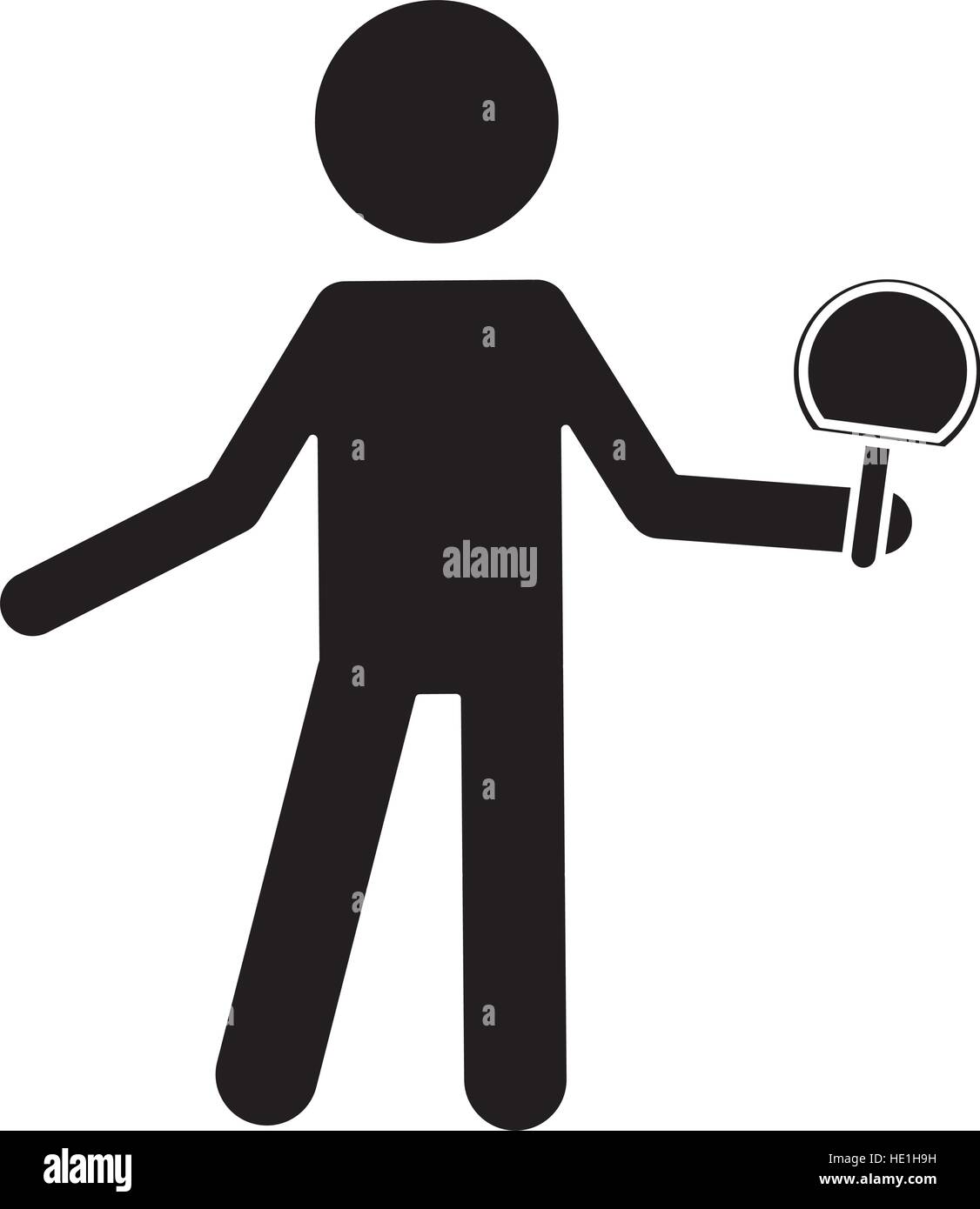 Cartoon ping pong paddle ball hi-res stock photography and images - Alamy