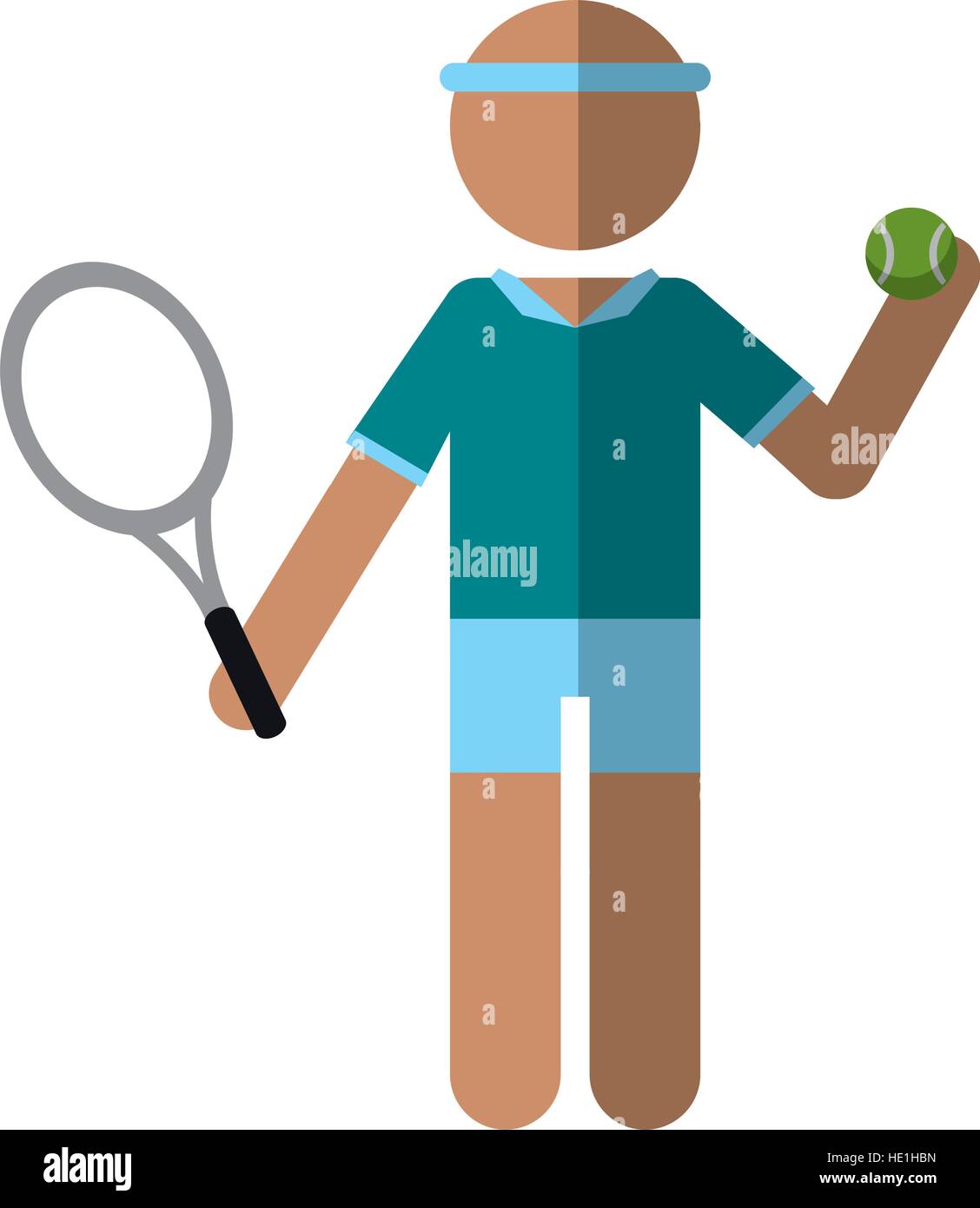 Tennis ball racquet hit Stock Vector Images - Alamy