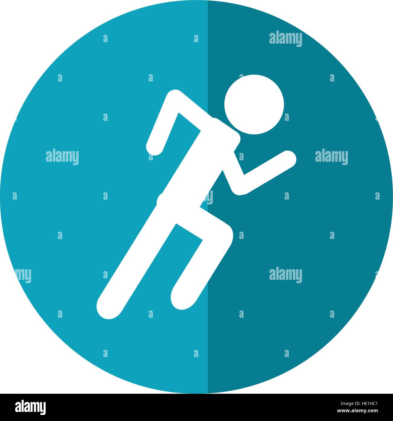 athletic runner sport active shadow Stock Vector Image & Art - Alamy