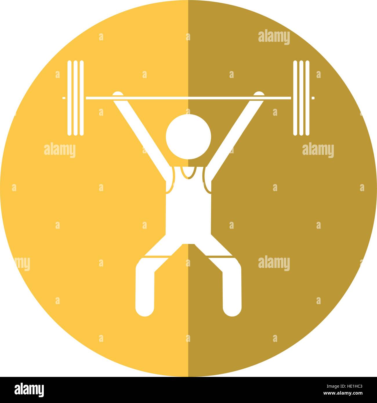 man weight lifter sport athlete shadow Stock Vector Image & Art - Alamy