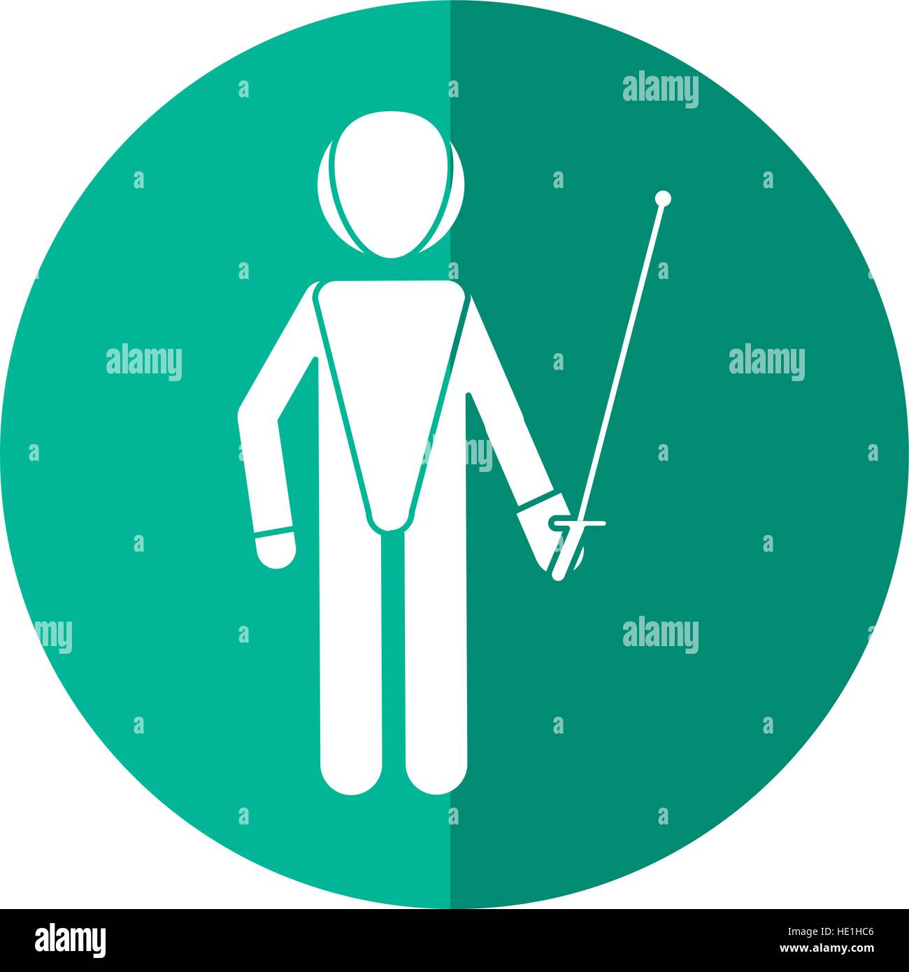 Athlete shadow Stock Vector Images - Alamy