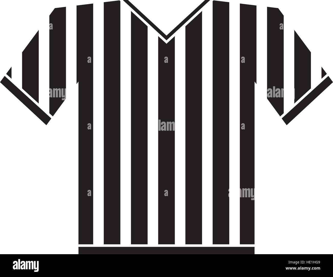 silhouette jersey referee american football Stock Vector Image & Art ...