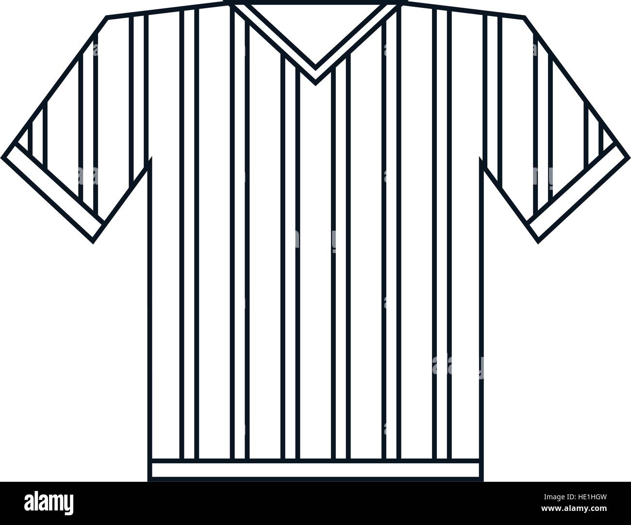 jersey referee american football outline Stock Vector Image & Art - Alamy