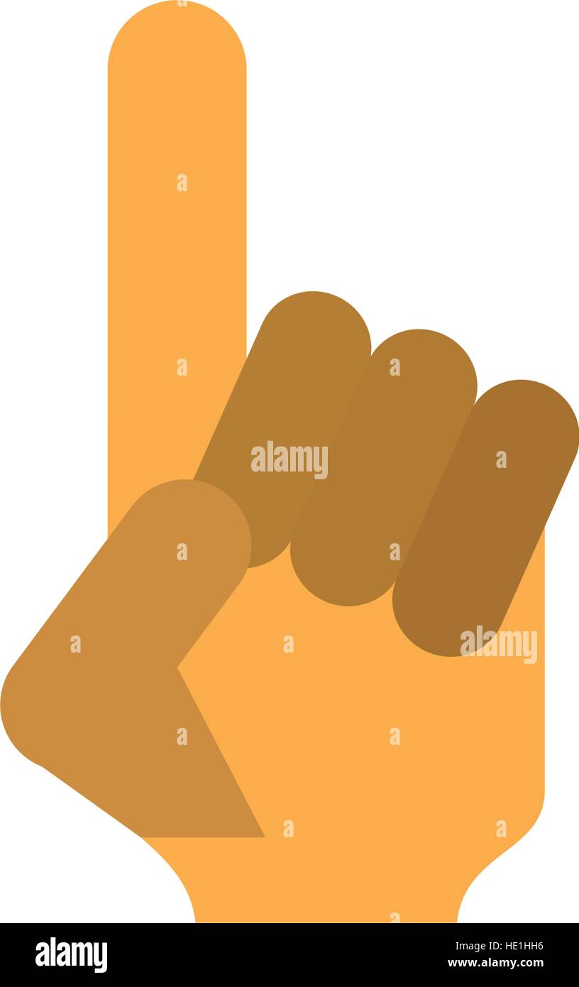 number one hand fan american football Stock Vector Image & Art - Alamy