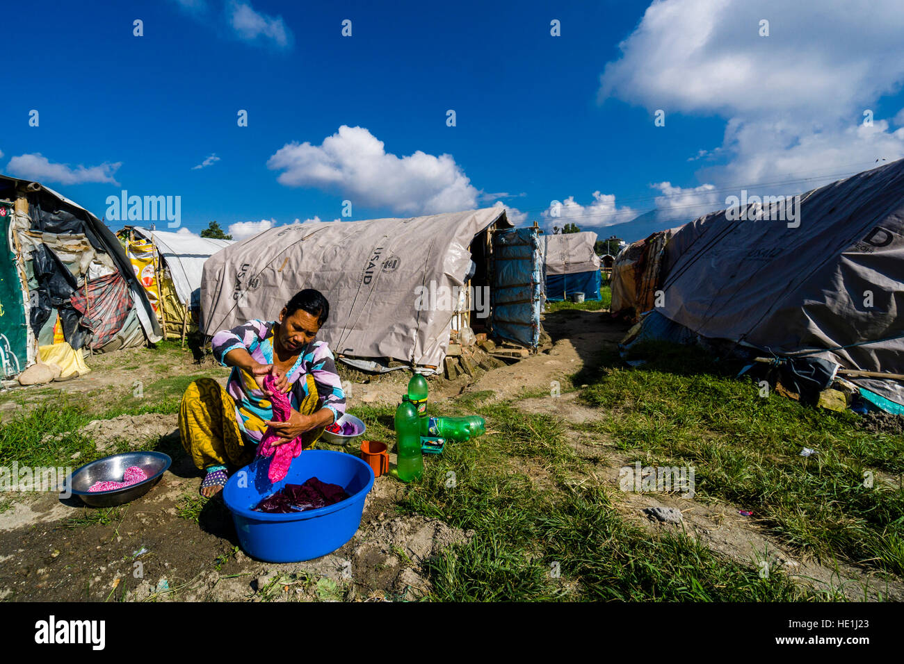 Tent destroyed hi-res stock photography and images - Alamy