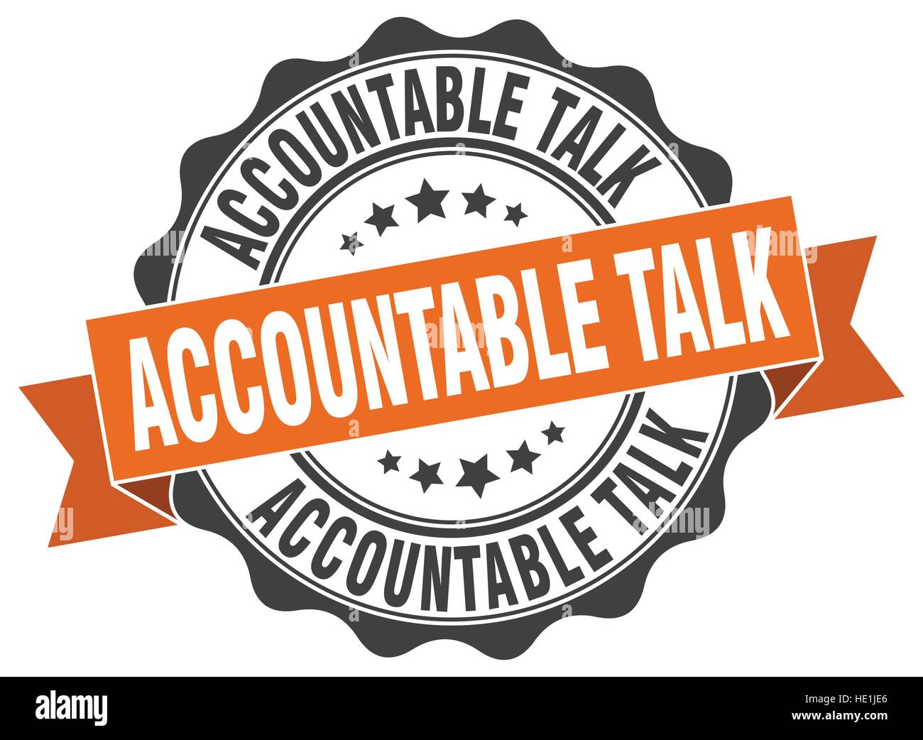 accountable talk stamp. sign. seal Stock Vector Image & Art - Alamy