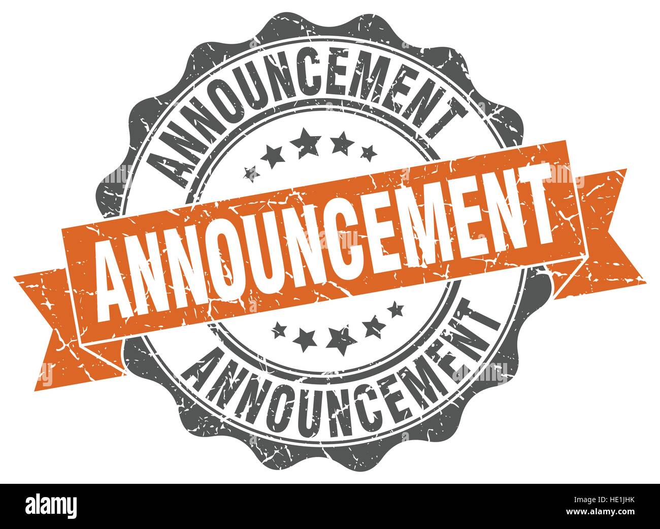 announcement stamp. sign. seal Stock Vector Image & Art - Alamy