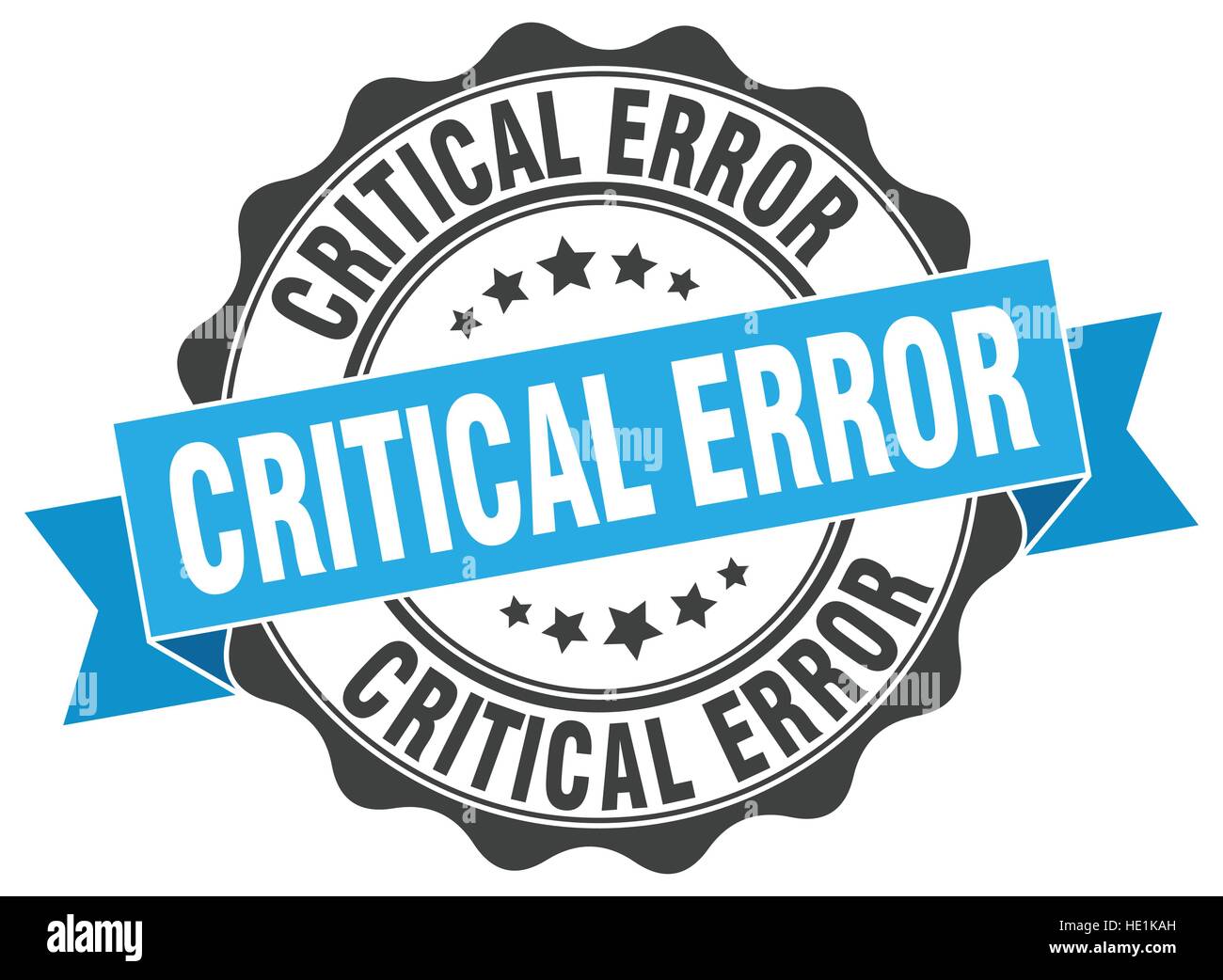 Critical error stamp sign hi-res stock photography and images - Alamy