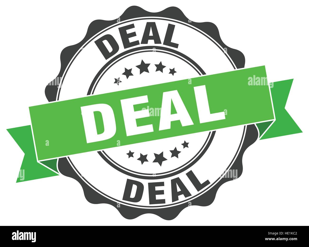 deal stamp. sign. seal Stock Vector Image & Art - Alamy