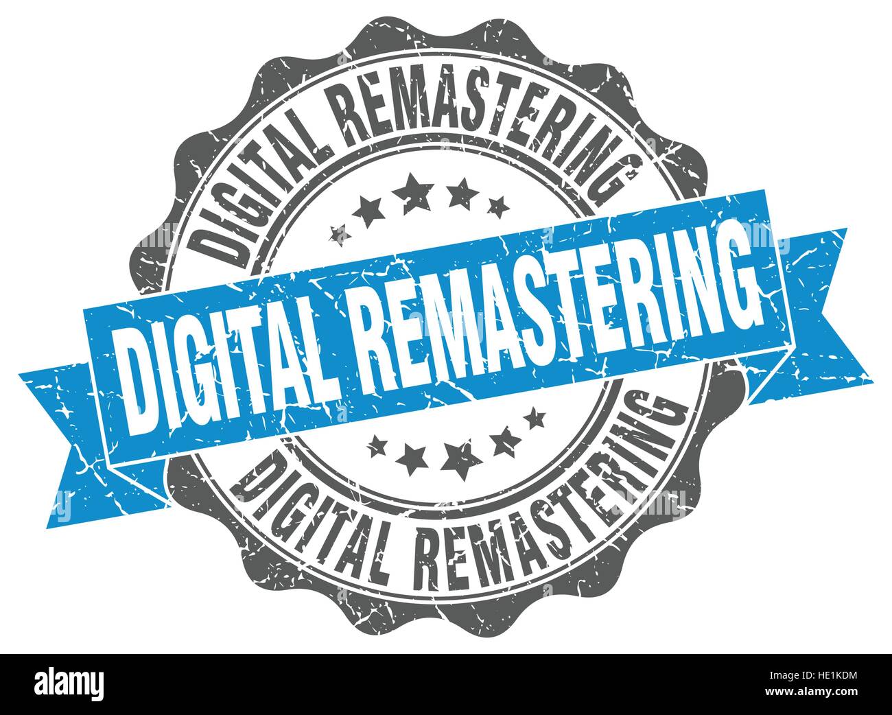 digital remastering stamp. sign. seal Stock Vector Image & Art - Alamy