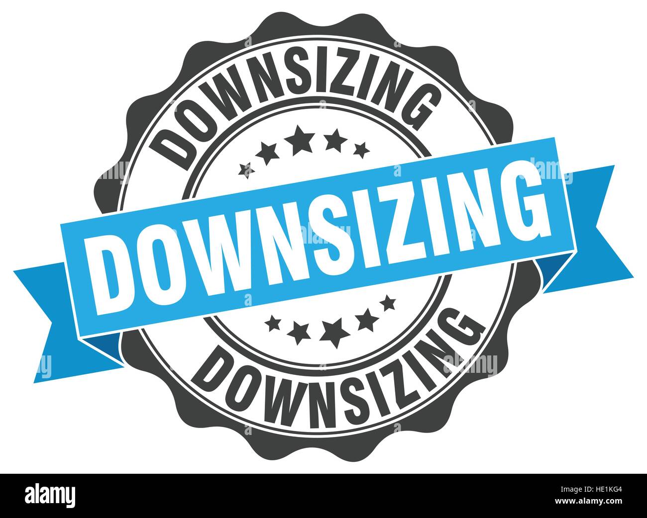 downsizing stamp. sign. seal Stock Vector Image & Art - Alamy