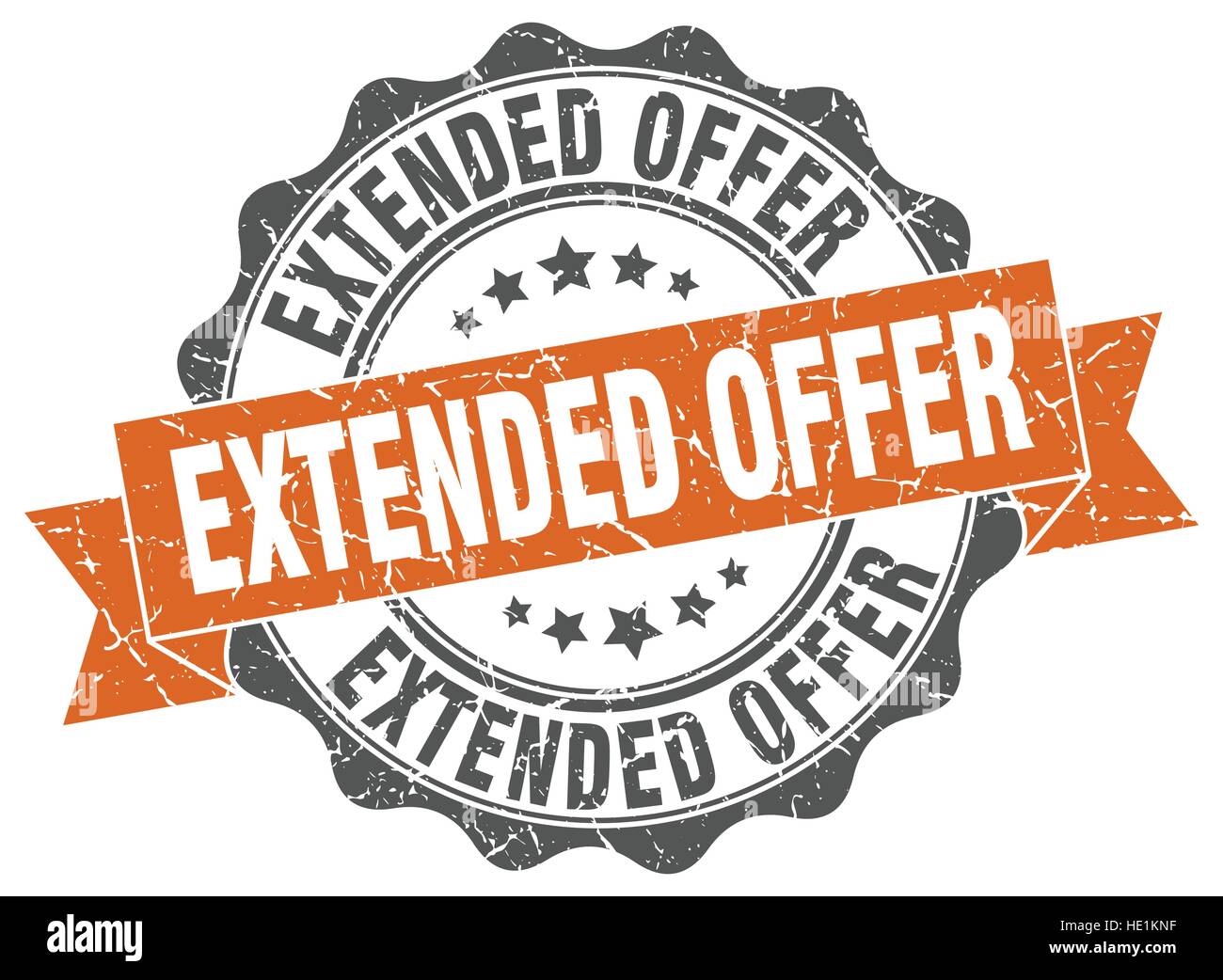 extended offer stamp. sign. seal Stock Vector Image & Art - Alamy