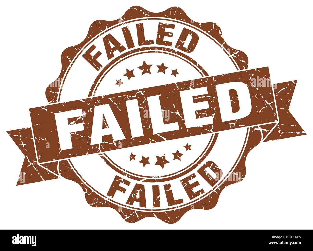 failed stamp. sign. seal Stock Vector Image & Art - Alamy