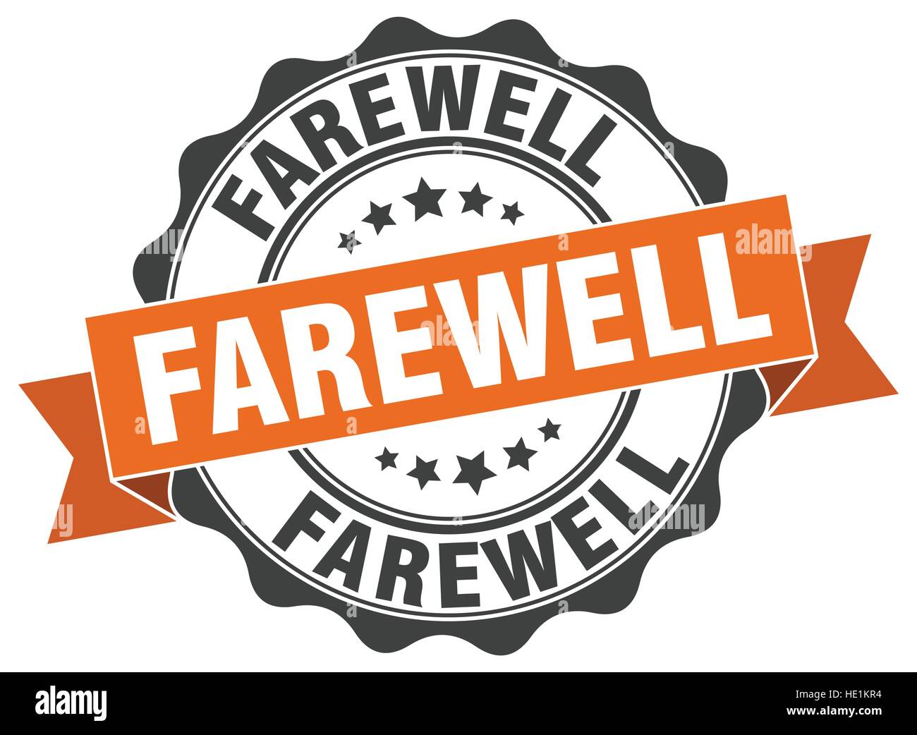 farewell stamp. sign. seal Stock Vector Image & Art - Alamy