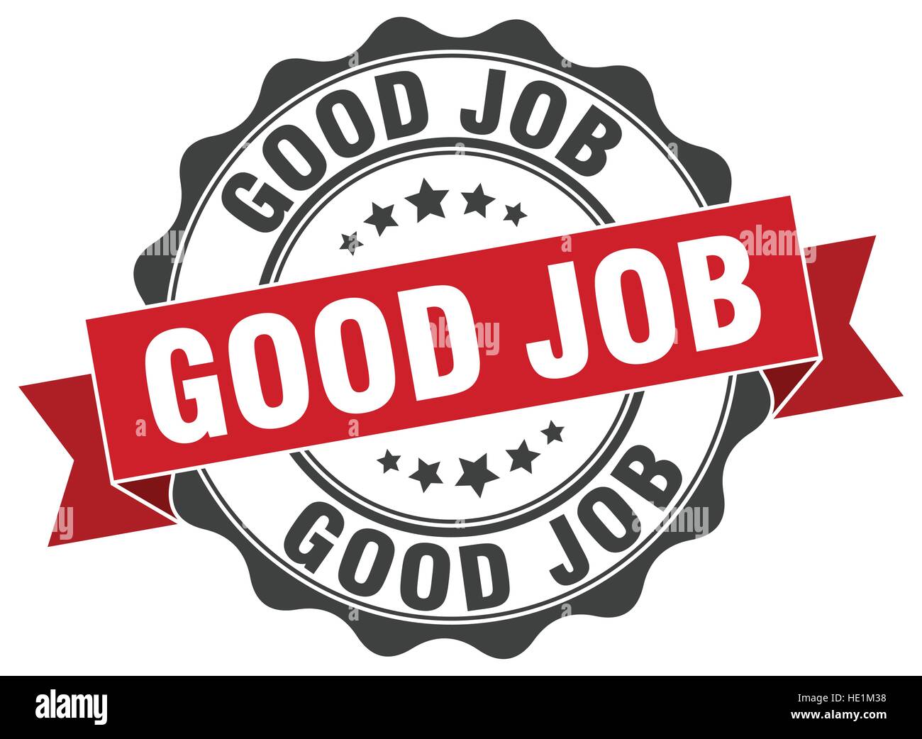 good job stamp. sign. seal Stock Vector Image & Art - Alamy