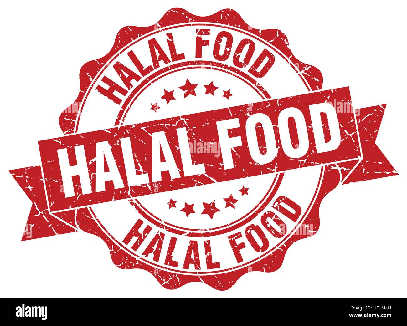 halal food stamp. sign. seal Stock Vector Image & Art - Alamy