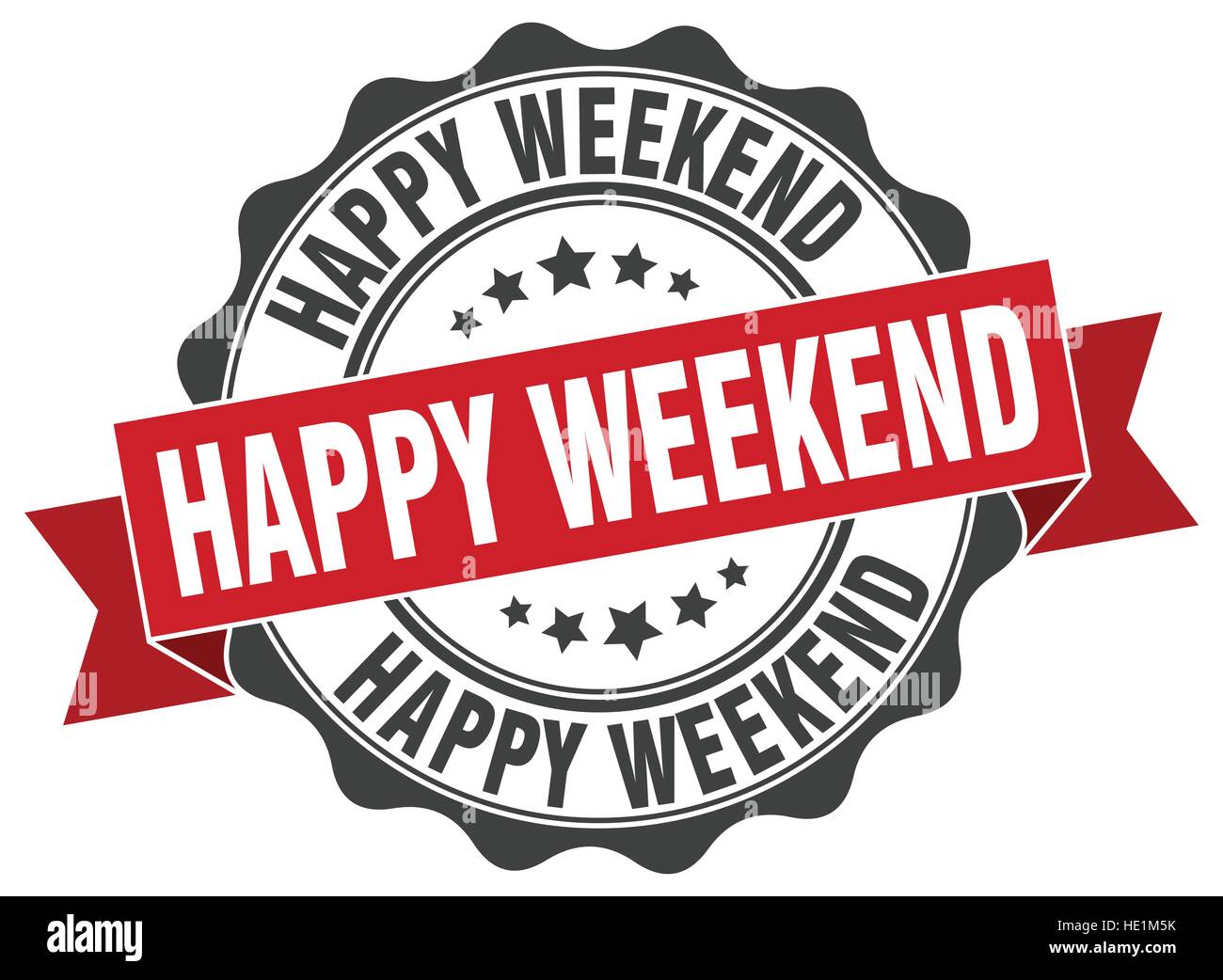 happy weekend stamp. sign. seal Stock Vector Image & Art - Alamy