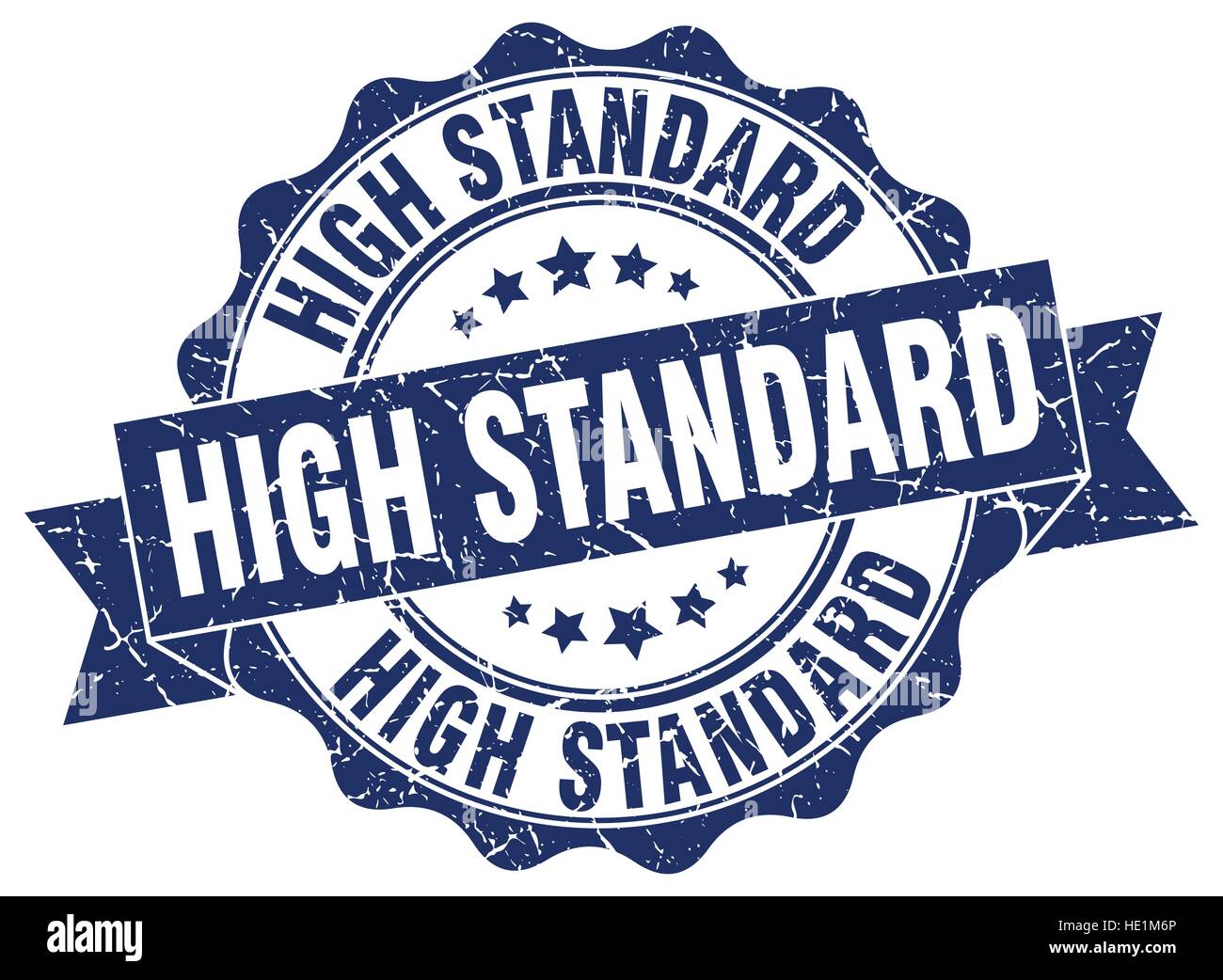 high standard stamp. sign. seal Stock Vector Image & Art - Alamy