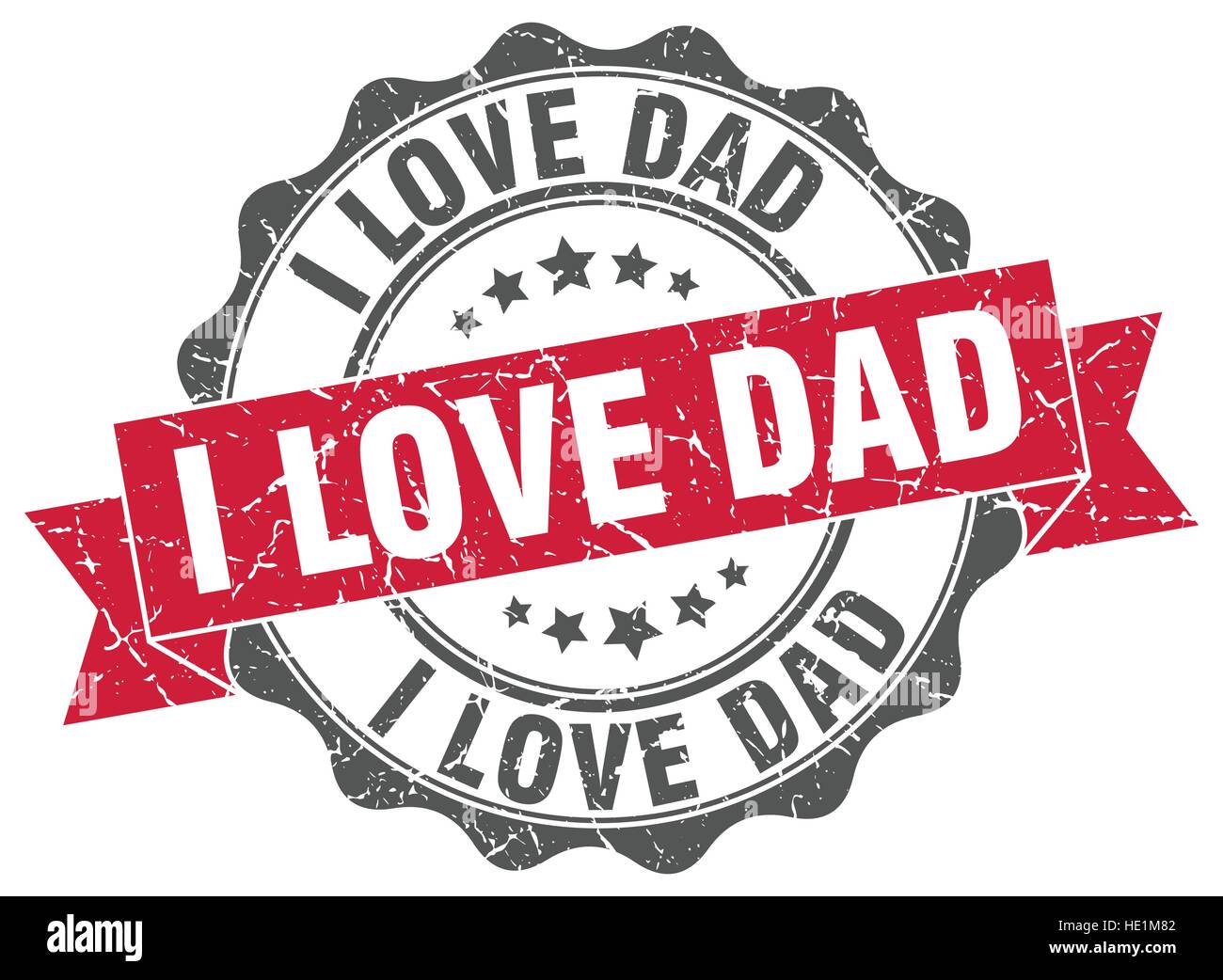 i love dad stamp. sign. seal Stock Vector Image & Art - Alamy