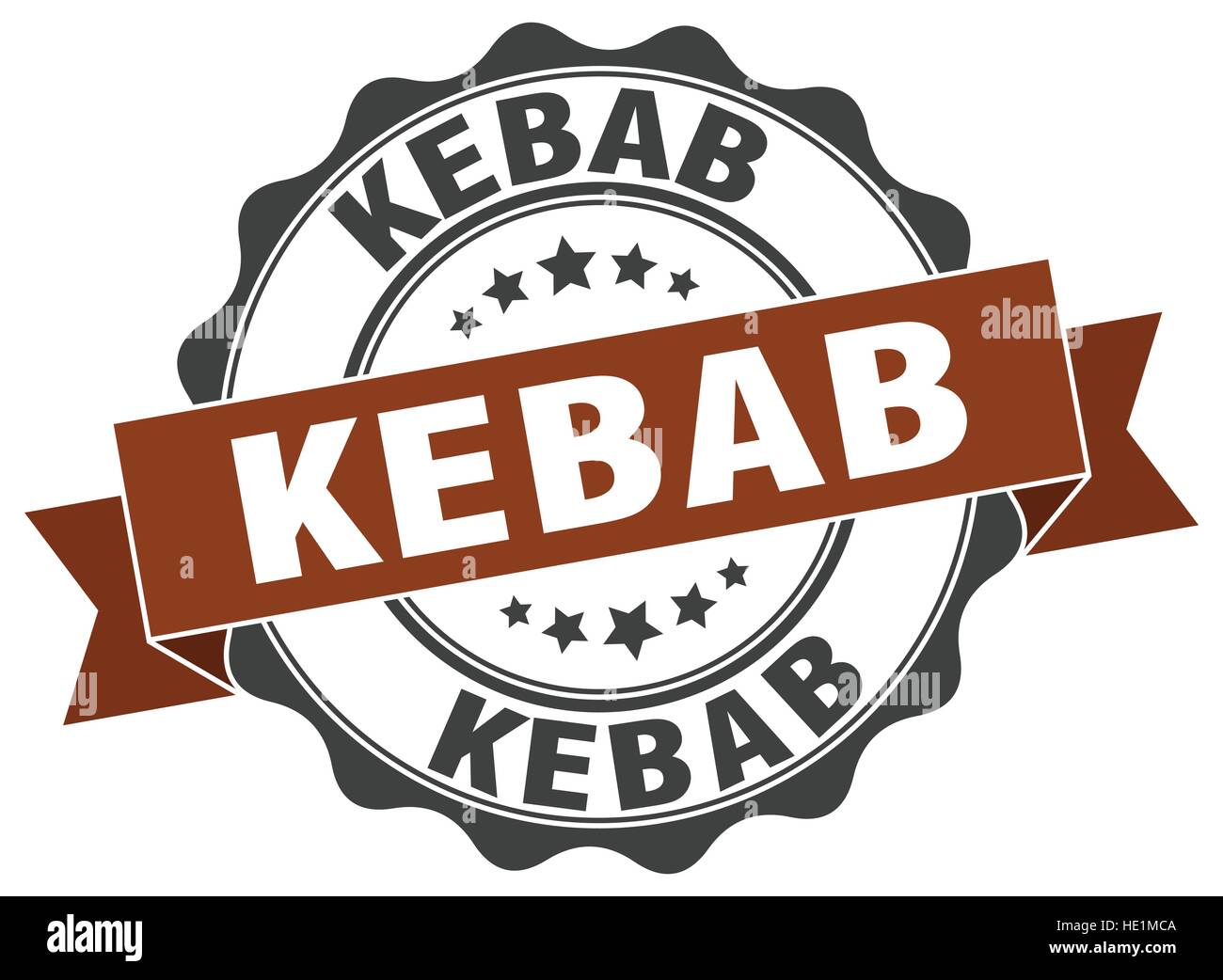 kebab stamp. sign. seal Stock Vector Image & Art - Alamy