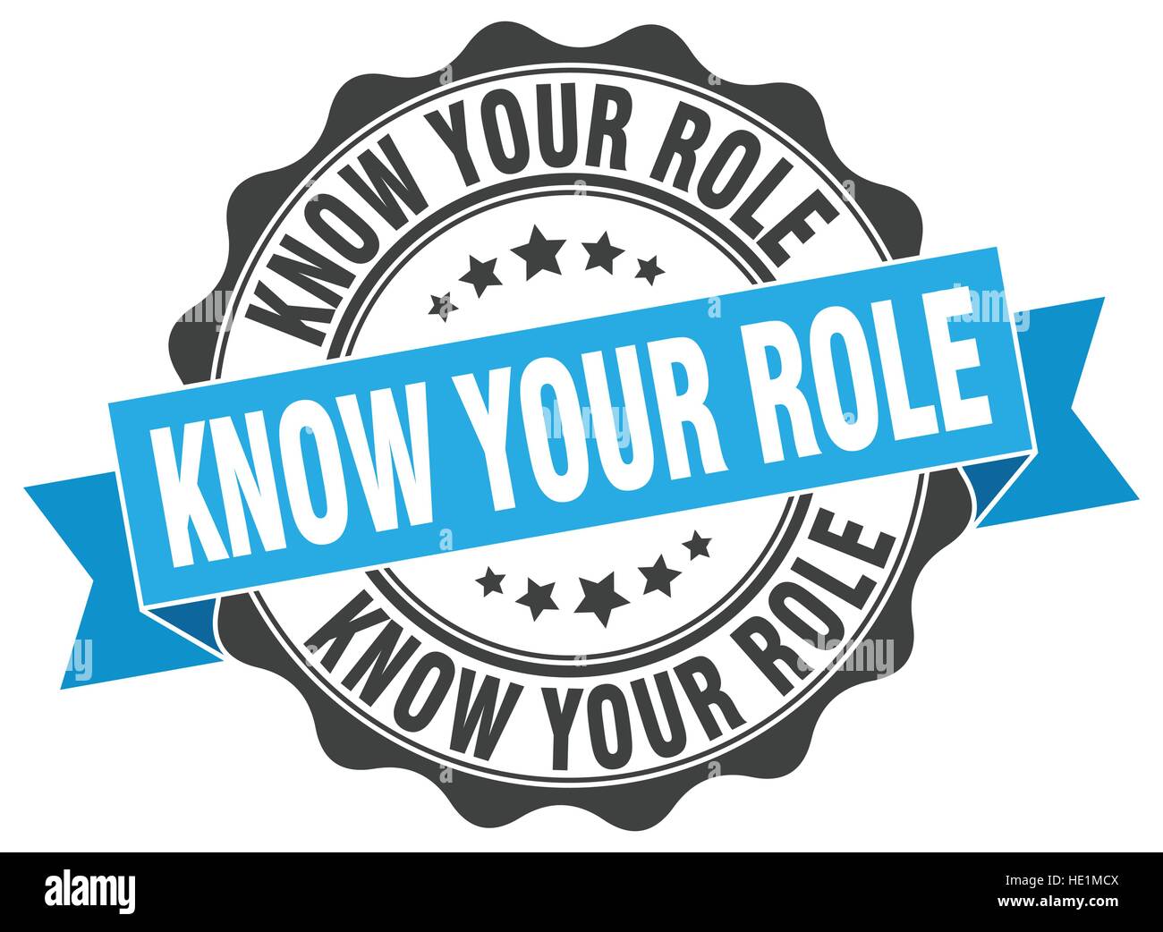 know your role stamp. sign. seal Stock Vector Image & Art - Alamy