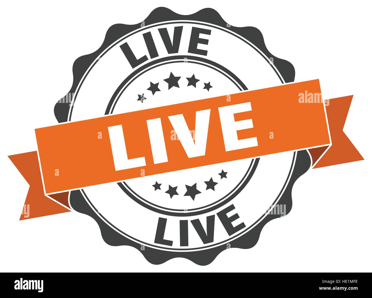 live stamp. sign. seal Stock Vector Image & Art - Alamy