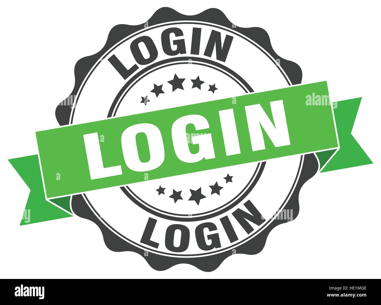 login stamp. sign. seal Stock Vector Image & Art - Alamy