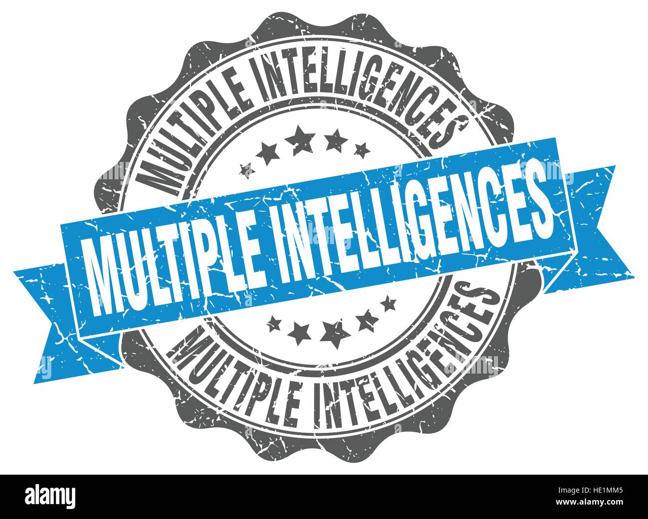 multiple intelligences stamp. sign. seal Stock Vector Image & Art - Alamy