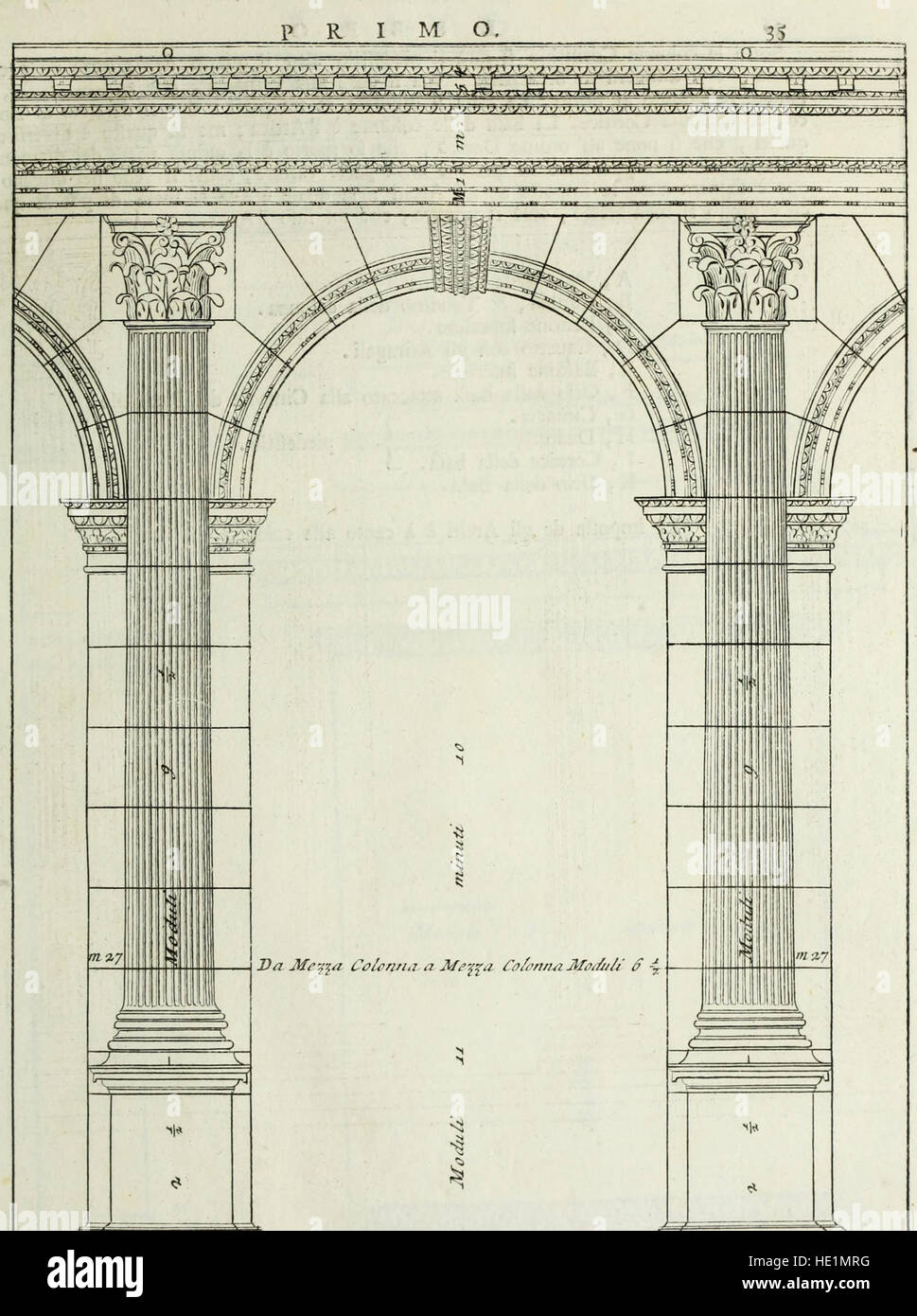 An image from the architectural works of Andrea Palladio, showcasing ...