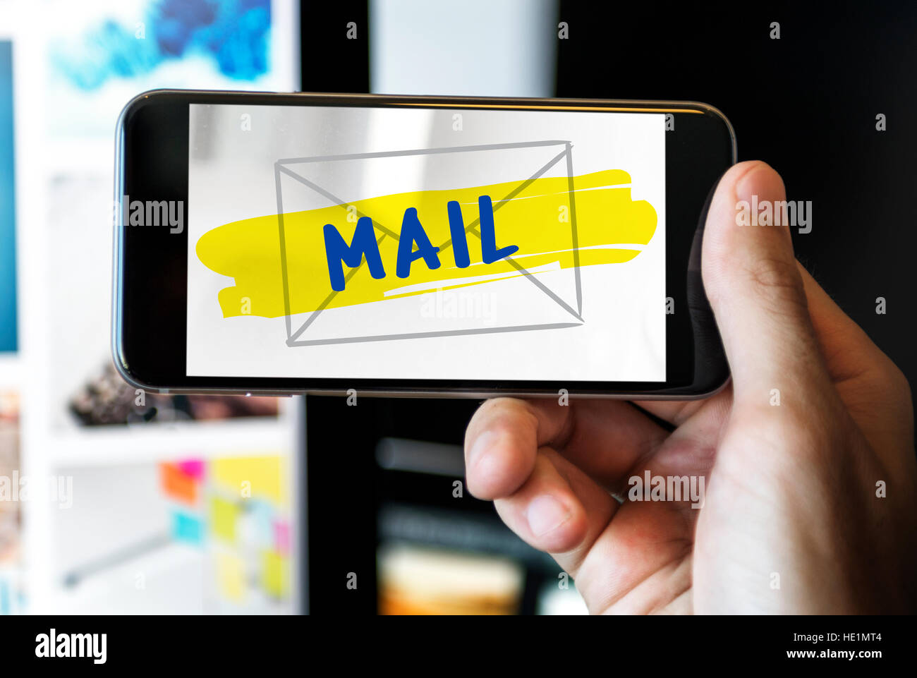 Mail Chat Communication Message Concept Stock Photo - Alamy