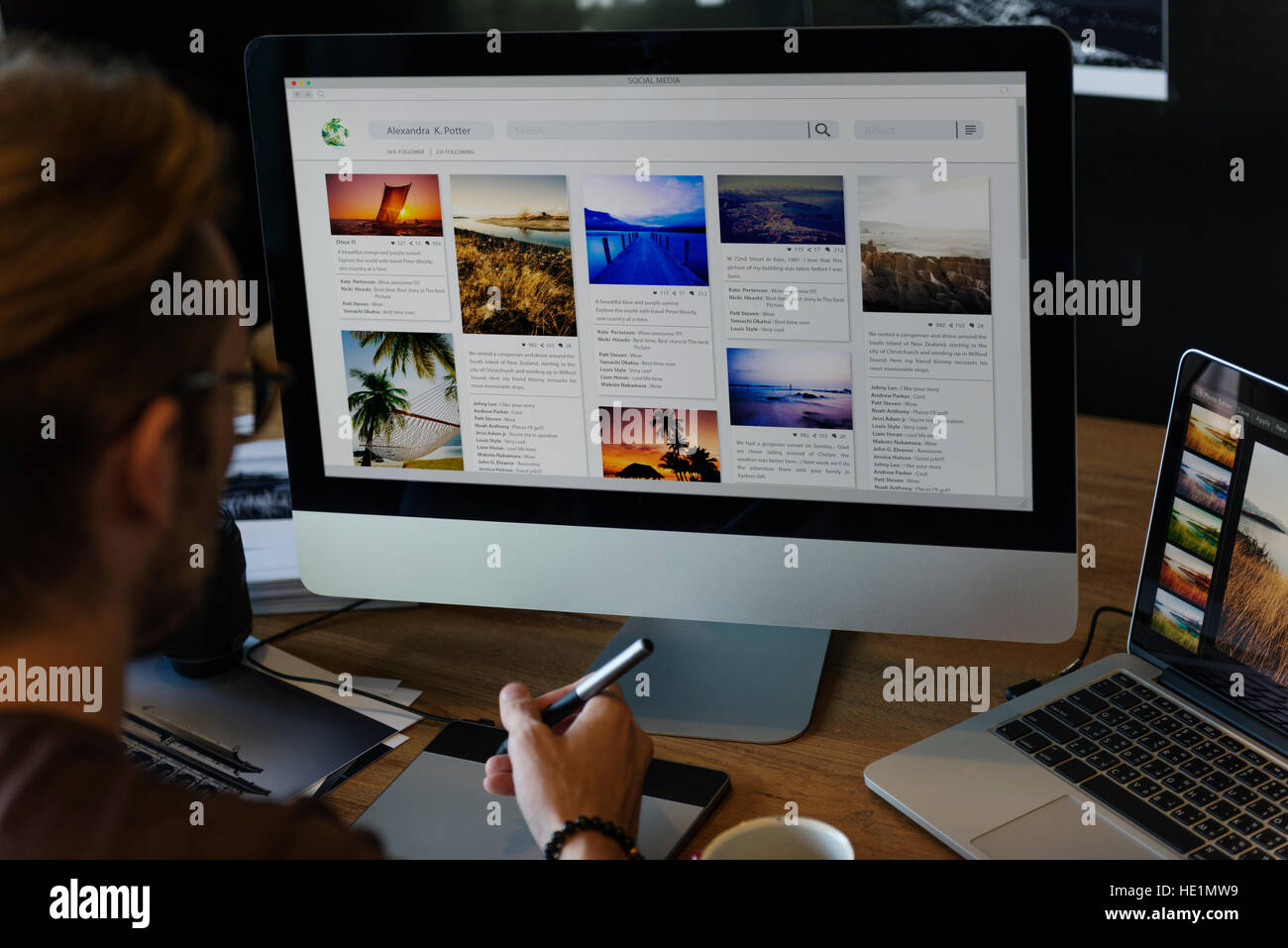 Photography Ideas Creative Occupation Design Studio Concept Stock Photo ...