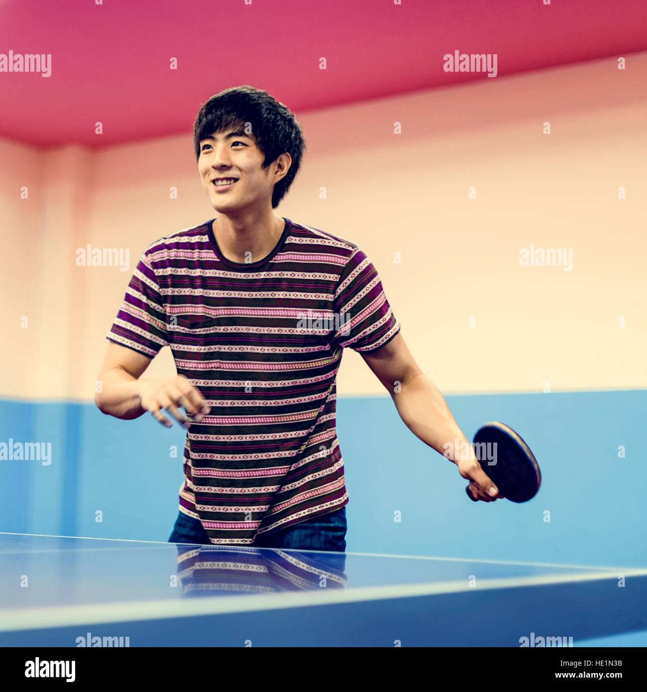Table Tennis Ping-Pong Sport Activity Concept Stock Photo - Alamy