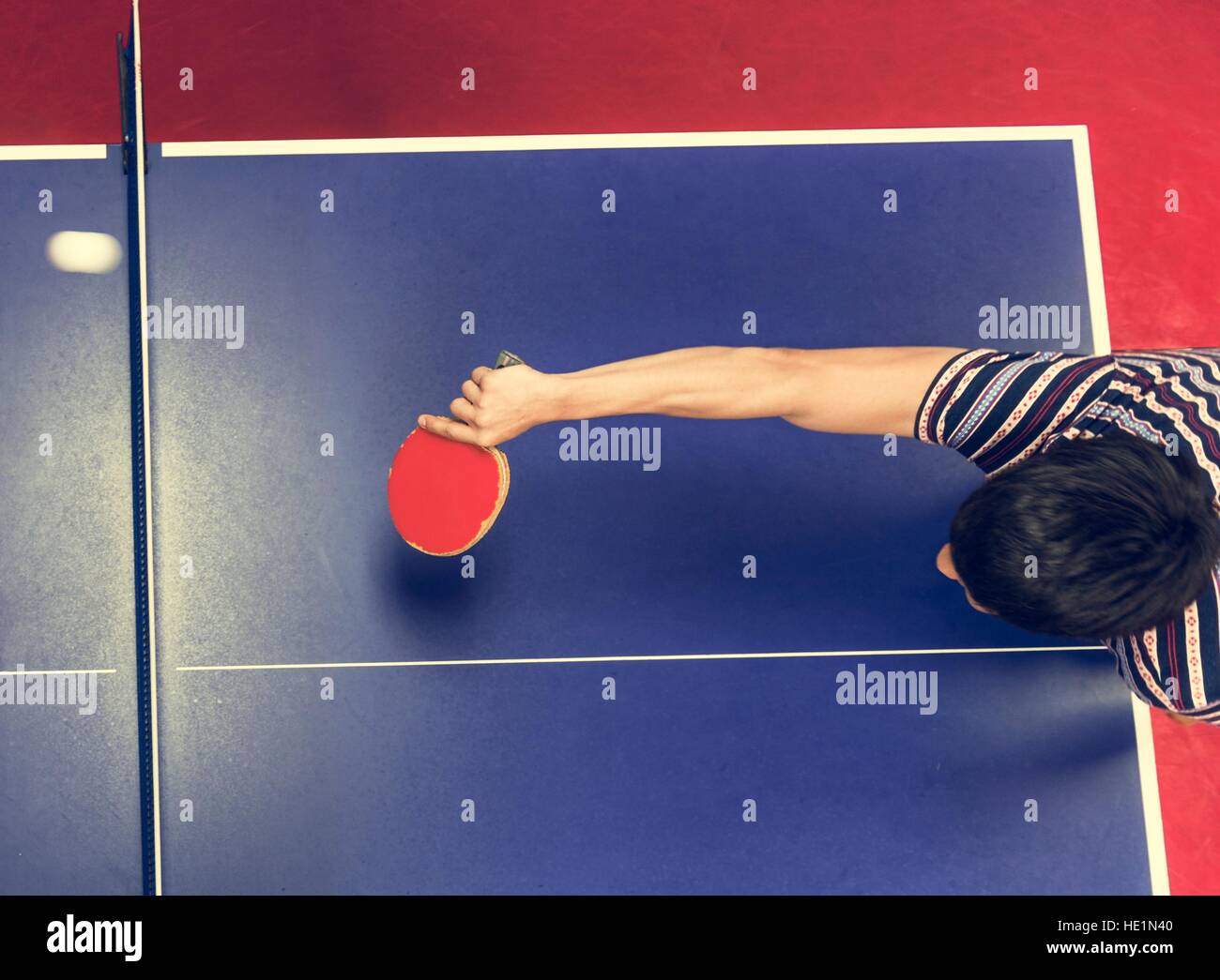 Table Tennis Ping-Pong Sport Activity Concept Stock Photo - Alamy