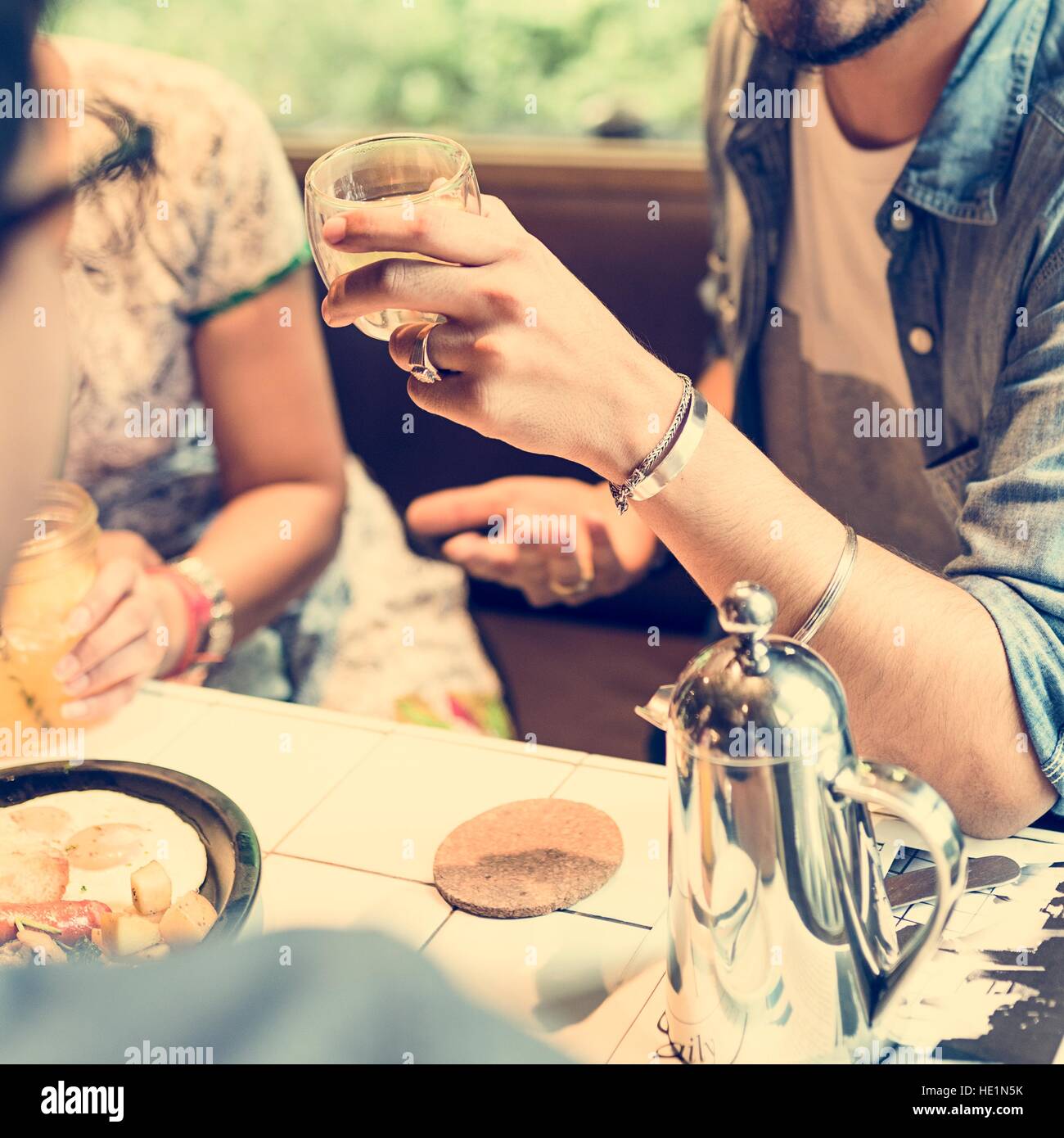 Indian Ethnicity Drinking Cafe Break Coffee Tea Concept Stock Photo - Alamy