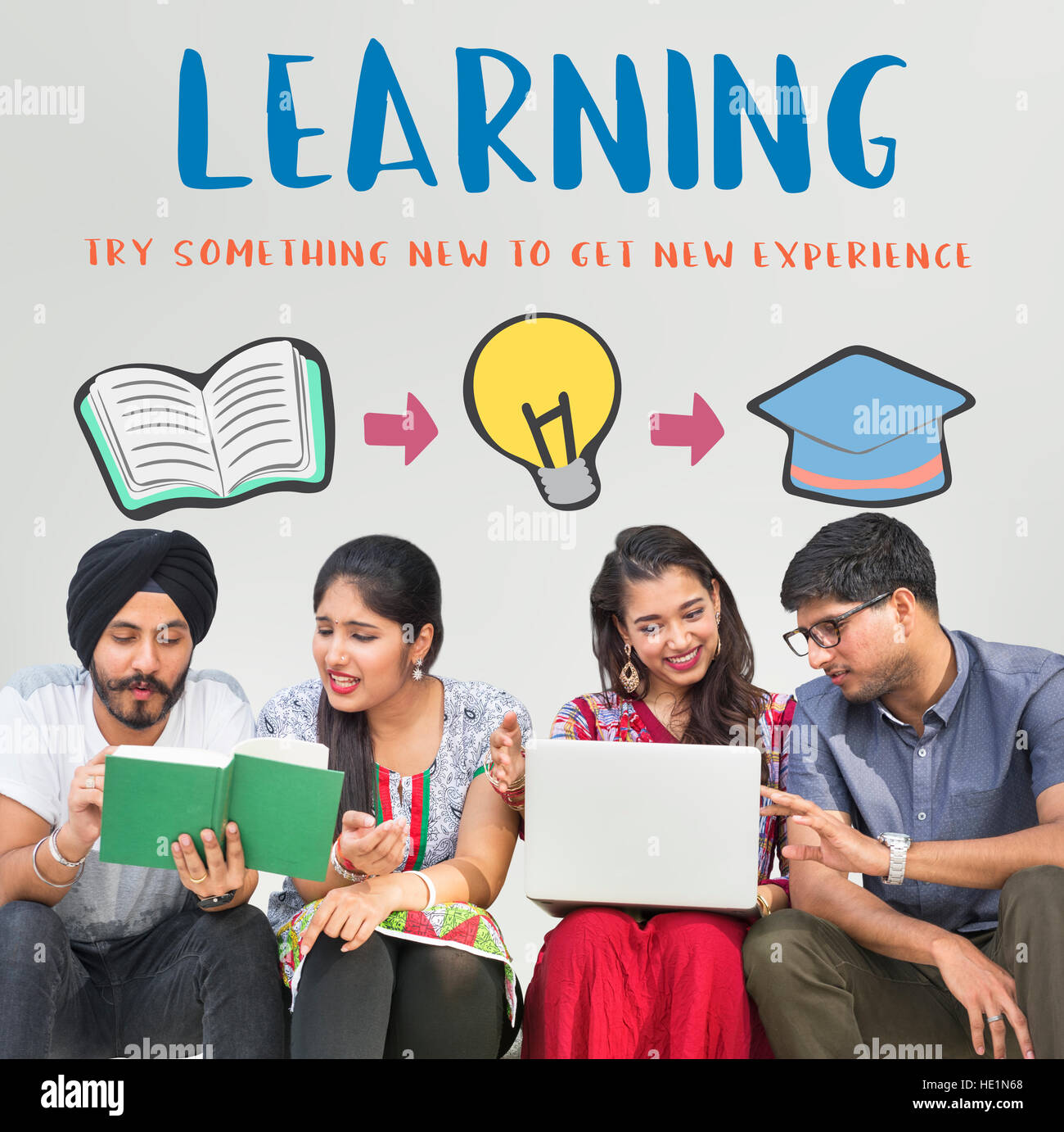 Knowledge Learning Lesson Study Concept Stock Photo - Alamy