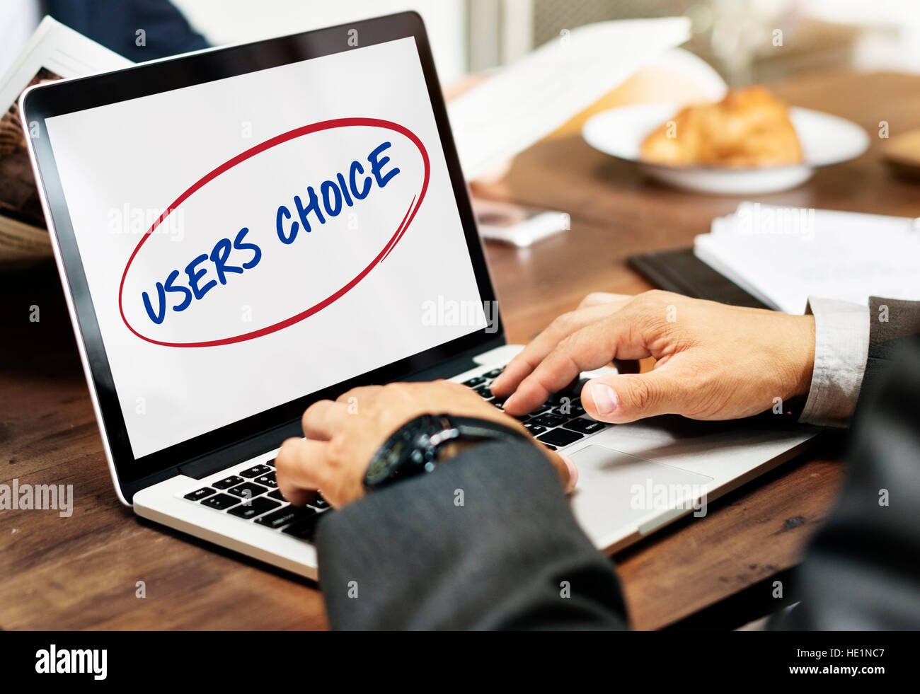 User Choice Interface Member Identity System Concept Stock Photo - Alamy