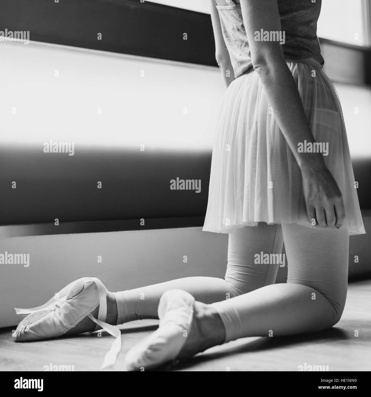 Ballerina Practice Ballet School Concept Stock Photo - Alamy