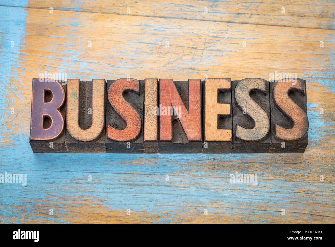 business word abstract in letterpress wood type blocks Stock Photo - Alamy