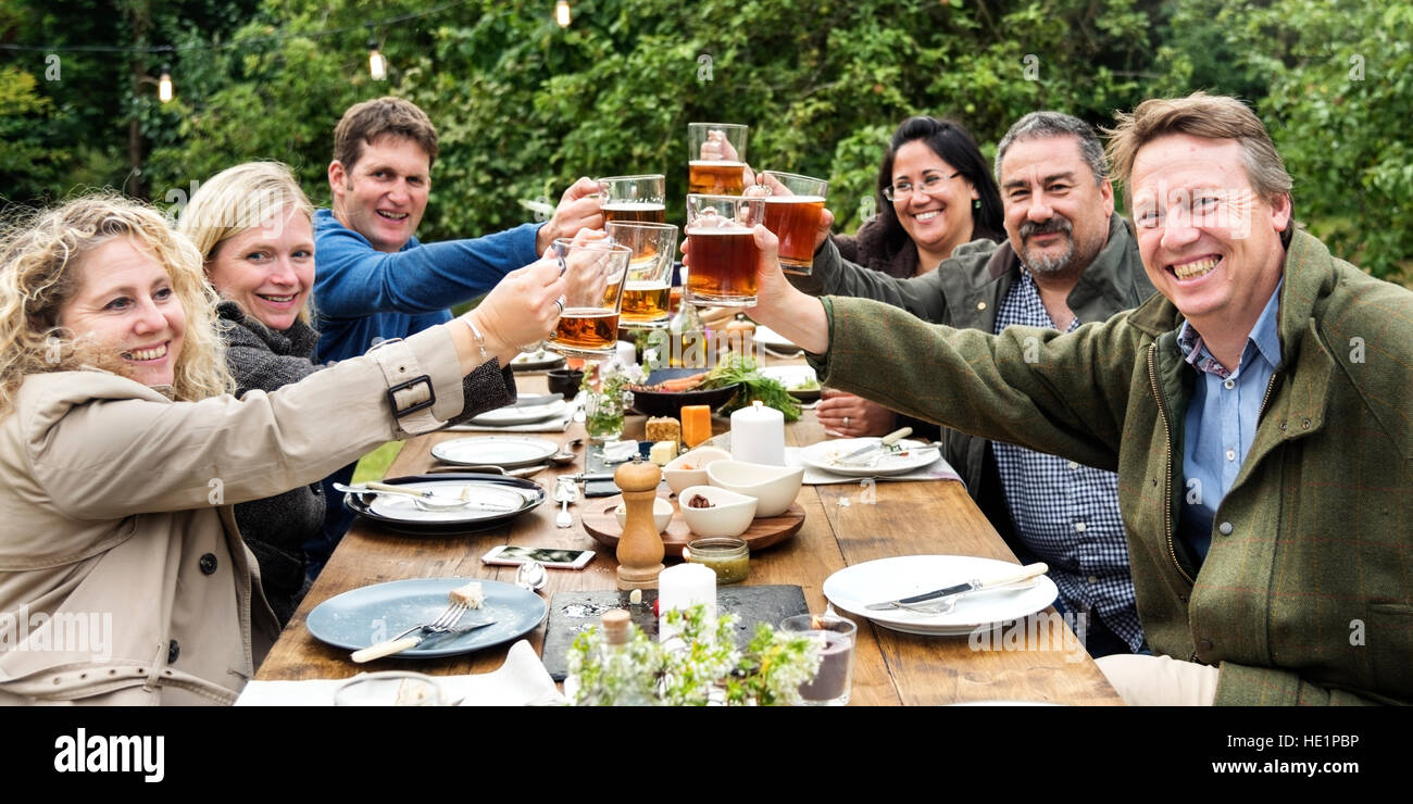 Group cheers hi-res stock photography and images - Alamy