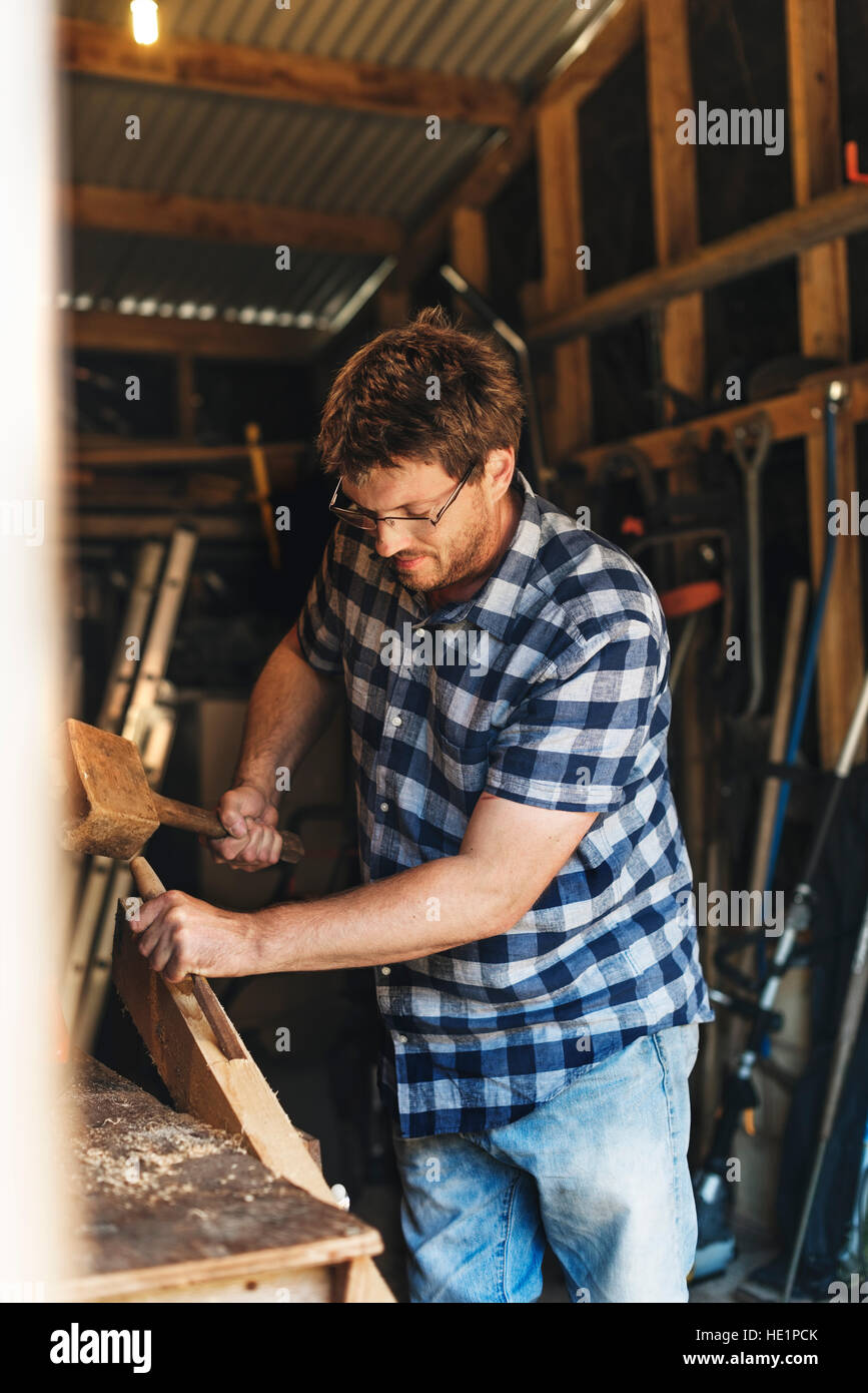 Carpenter craftman lumber timber hi-res stock photography and images ...