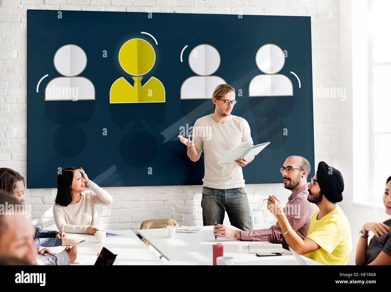 Partnership corporate team leader font hi-res stock photography and ...