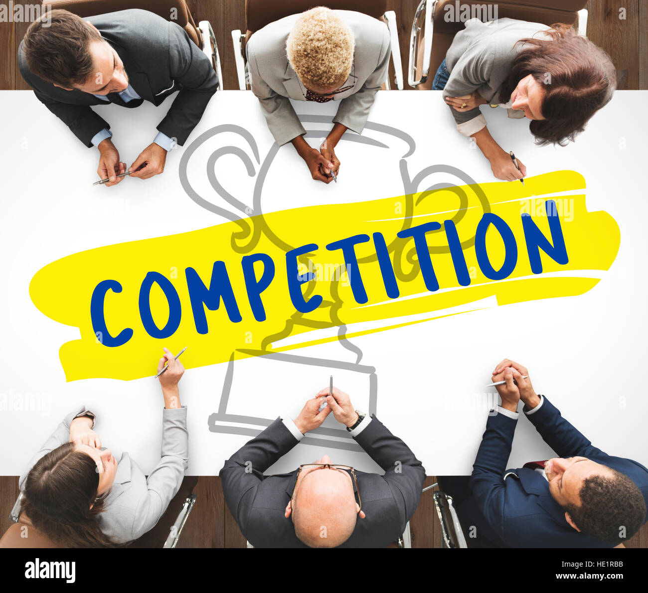 SUccess Award Trophy Graphic Concept Stock Photo - Alamy