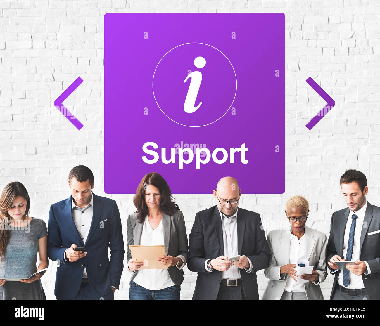 Customer Service Information Icon Concept Stock Photo - Alamy