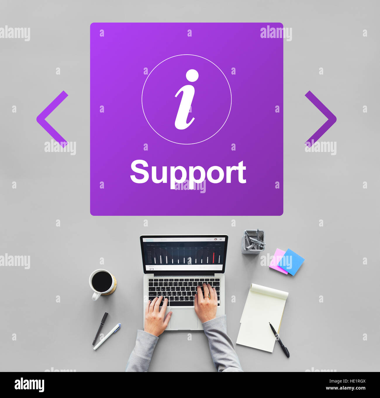 Customer Service Information Icon Concept Stock Photo - Alamy