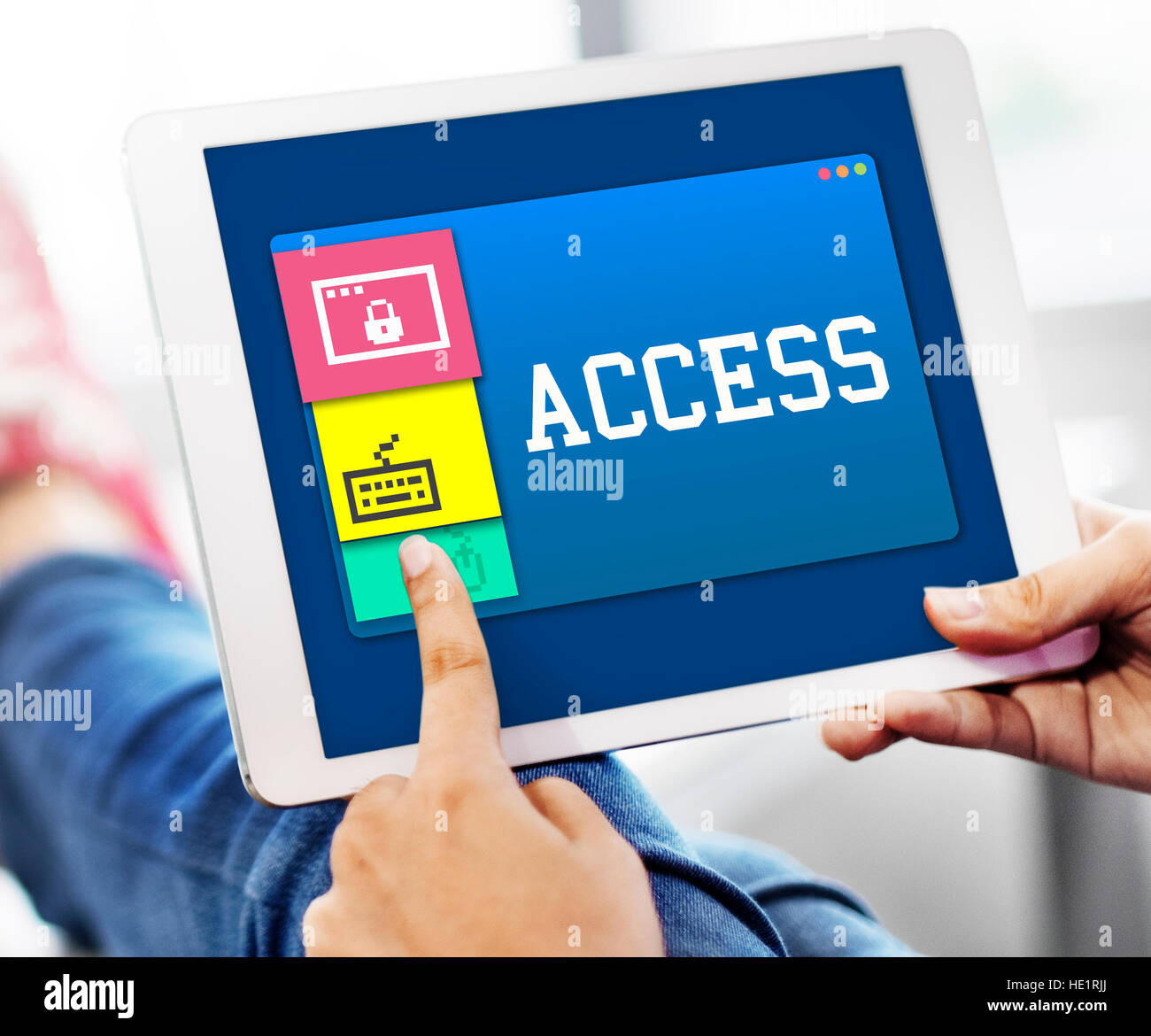 Access Connection Internet Technology Concept Stock Photo - Alamy