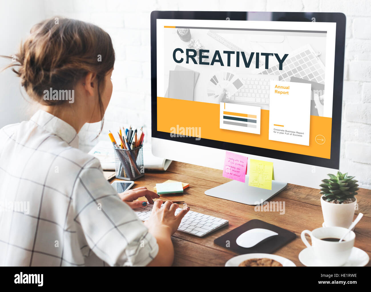 Creative Thinking Process Design Graphic Concept Stock Photo - Alamy