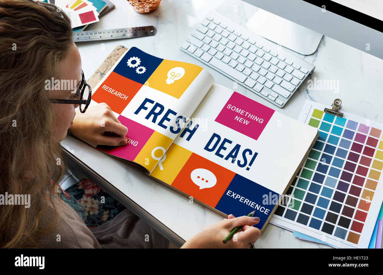 Fresh Ideas Creative Thinking Concept Stock Photo - Alamy