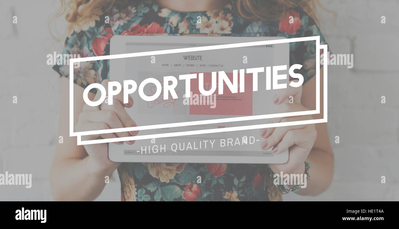 Opportunity Skills Chance Choice Achievement Concept Stock Photo - Alamy