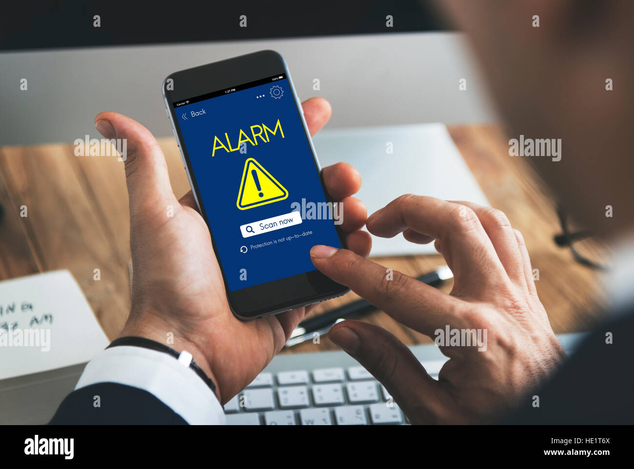 Alarm Caution Risk Danger Attention Concept Stock Photo - Alamy