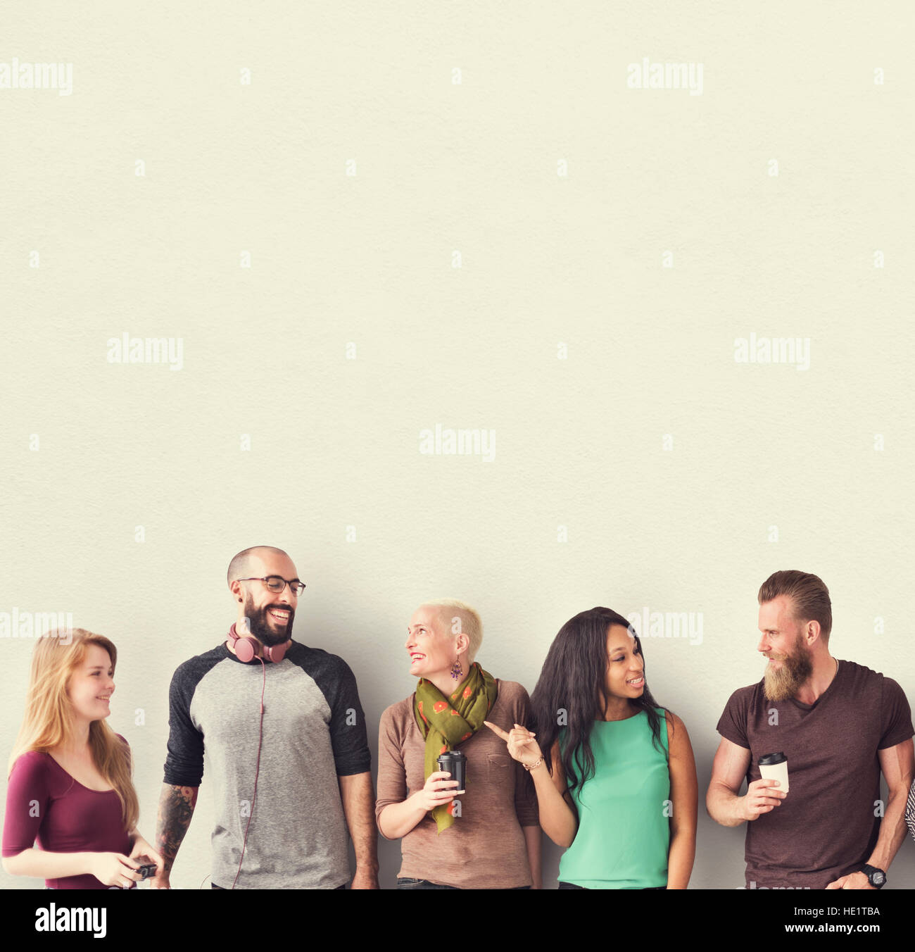 Diverse Group of People Community Togetherness Concept Stock Photo - Alamy